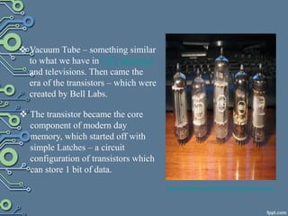 evolution of random access memory | PPT