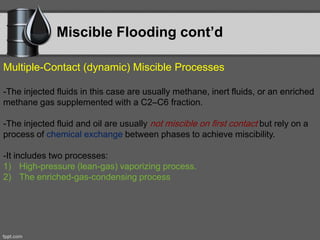EOR 3 miscible flooding | PDF