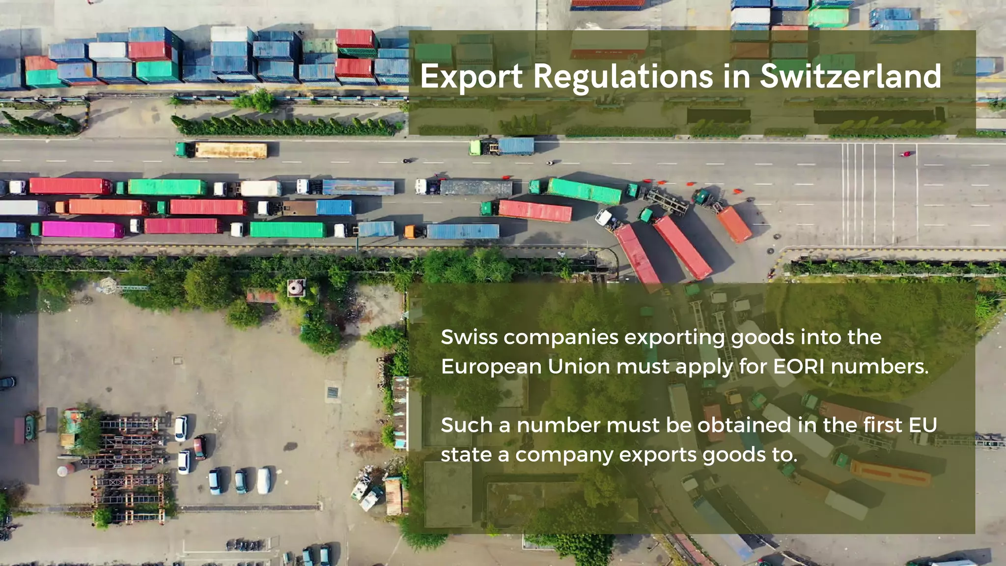 EORI Registration in Switzerland | PDF