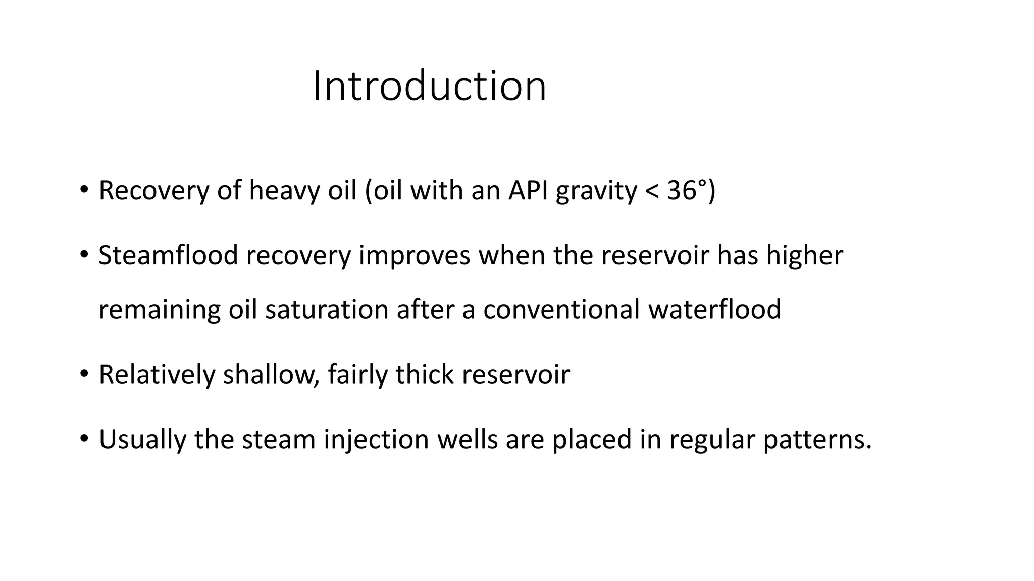 Steam Flooding | PPTX