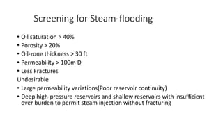 Steam Flooding | PPTX