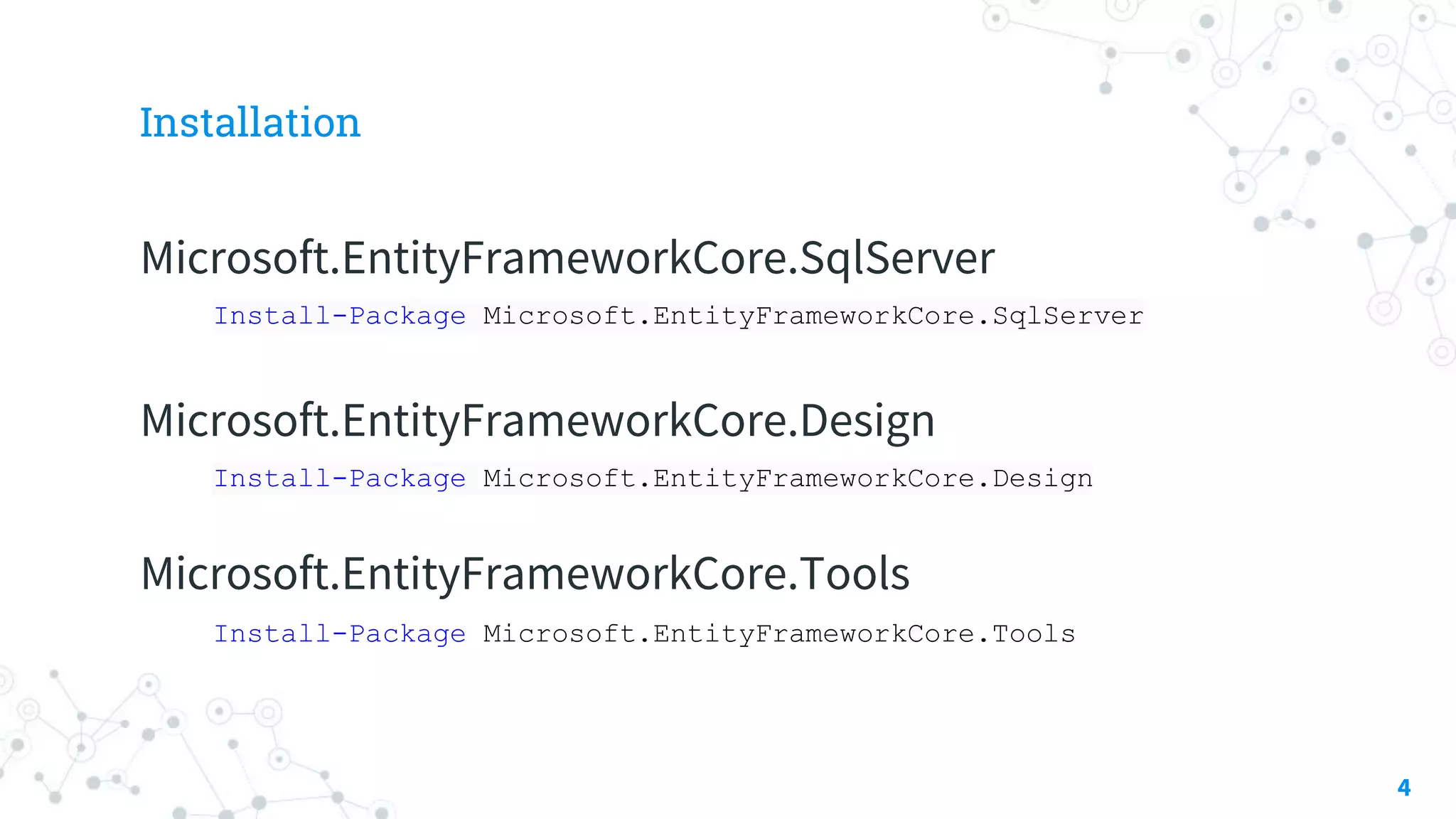 Entity Framework Core | PPTX