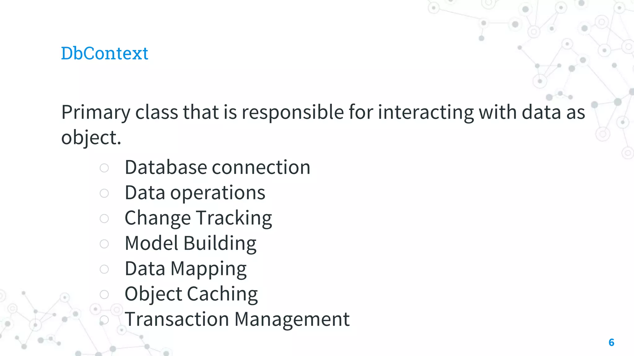 Entity Framework Core | PPTX