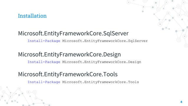 Entity Framework Core | PPTX | Databases | Computer Software and ...