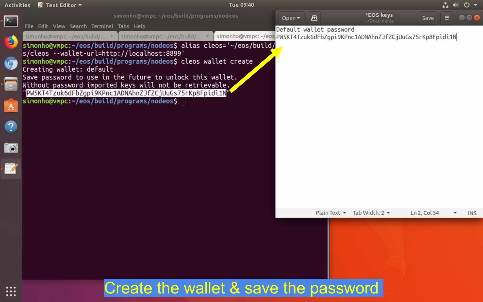 EOSIO Slide 3 - Setup wallet | PPTX