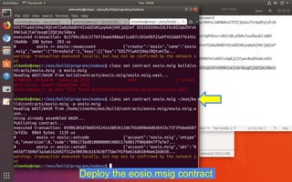 EOSIO Slide 3 - Setup wallet | PPTX