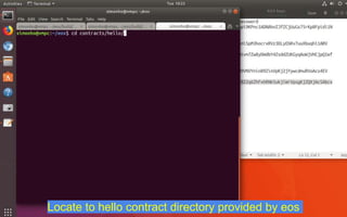 EOSIO Slide 4- Hello Contract | PPT