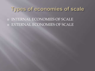 PPT on Economy of scale | PPTX