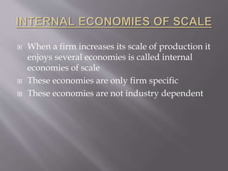 PPT on Economy of scale | PPTX