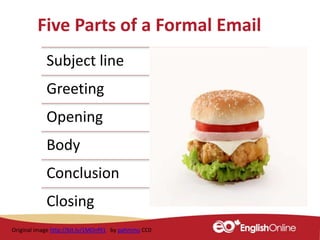 Workplace Communications: writing formal emails | PPTX