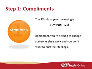 Workplace Communications: peer review | PPT