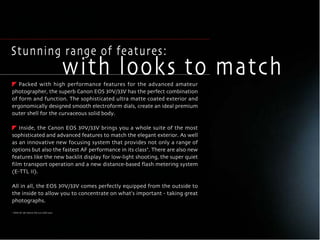 Canon EOS 30V brochure_camera pamphlet... | PPT