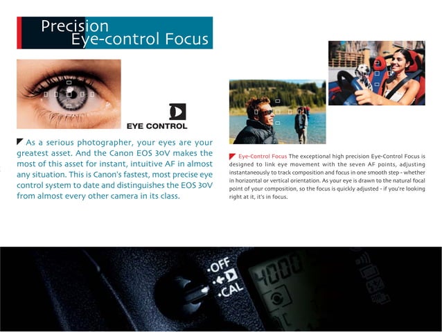 Canon EOS 30V brochure_camera pamphlet... | PPT