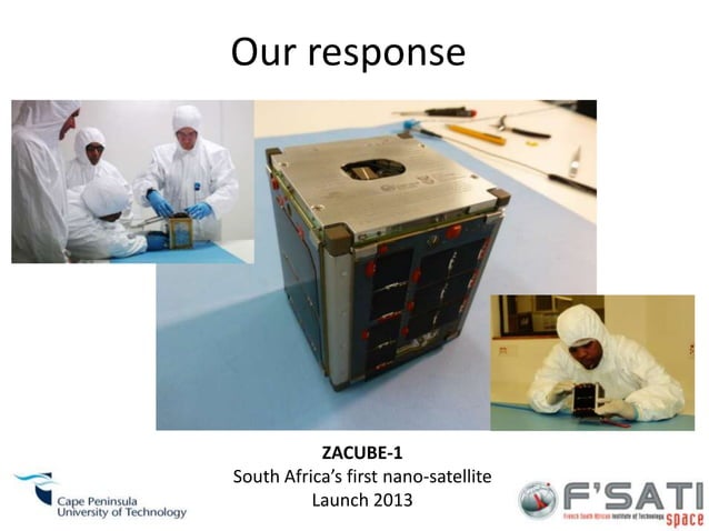 Space Science Technology and Applications at CPUT By Prof Robert van ...