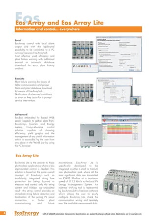 Eos Array Bro 2011 | PDF