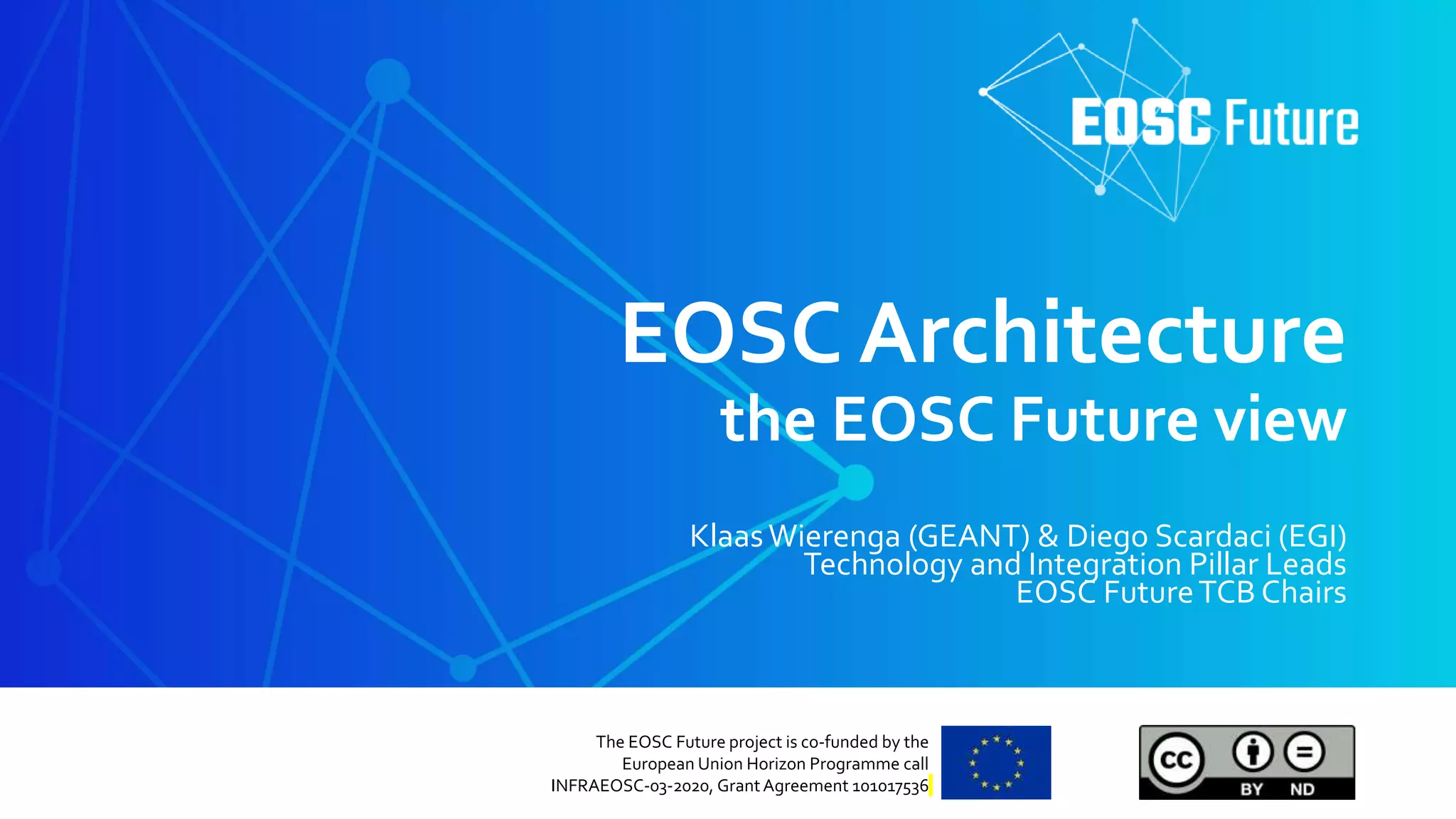 European Open Science Cloud architecture future view | PPTX