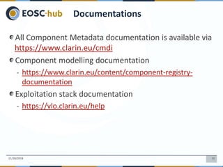 CLARIN Component Metadata Infrastructure | PPT