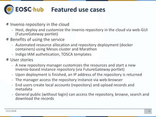 DARIAH Thematic Service | PPTX | Cloud Computing | Internet