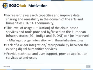 DARIAH Thematic Service | PPTX | Cloud Computing | Internet