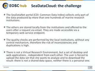 EUDAT B2SAFE & EOSC-hub | PPTX | Databases | Computer Software and ...