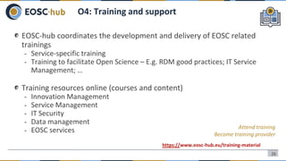 European Open Science Cloud: Concept, status and opportunities | PPT