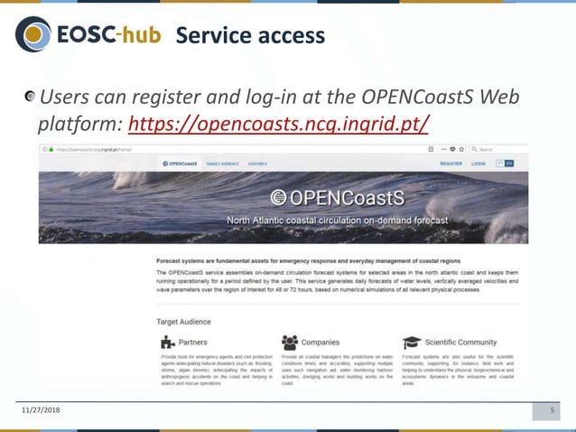 EOSC-hub_OPENCoastS | PPT