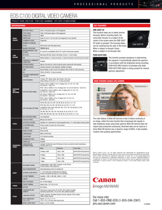 Canon EOS C100 | PDF