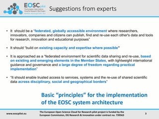 EOSC Architecture: a System of Systems | PDF