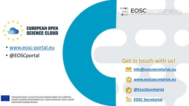 EOSC General Presentation | PPTX