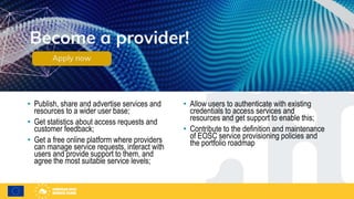 EOSC General Presentation | PPTX