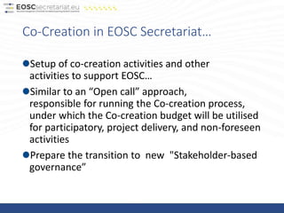 EOSC Secretariat General Presentation | PPT