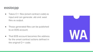 EOSIO Distributed Application Use Cases | PDF