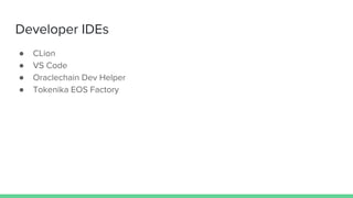 EOSIO Distributed Application Use Cases | PDF