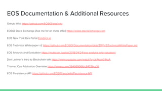 EOSIO Distributed Application Use Cases | PDF