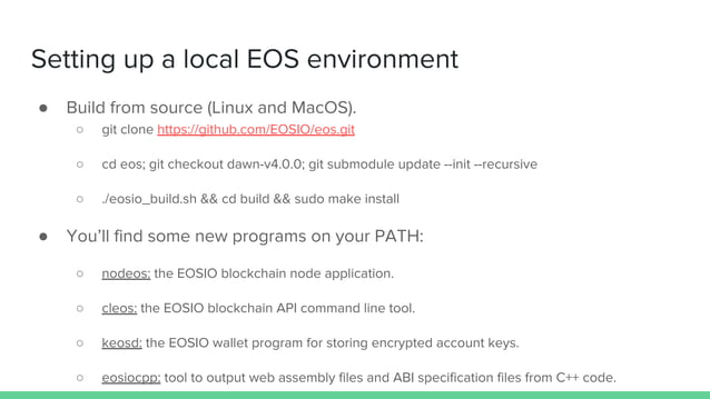 EOSIO Distributed Application Use Cases | PDF