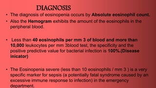 Eosinopenia | PPTX