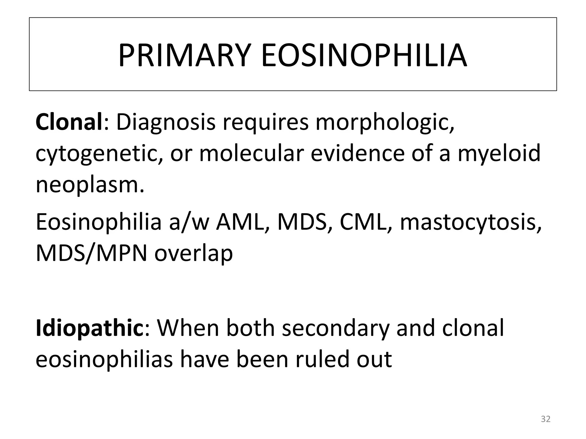 Eosinophilia | PPTX