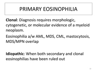 Eosinophilia | PPTX
