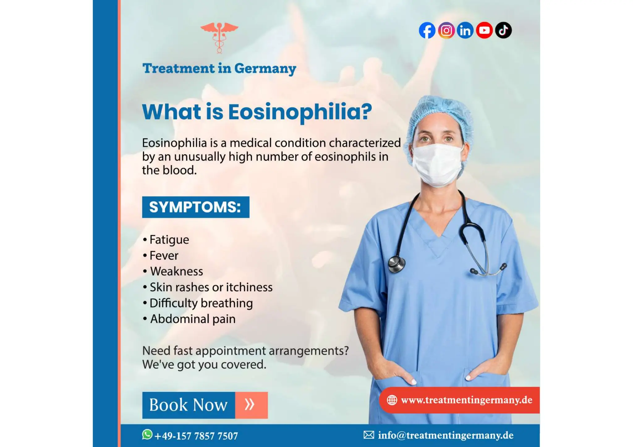 What is Eosinophilia and it's symptoms, treatment | PDF