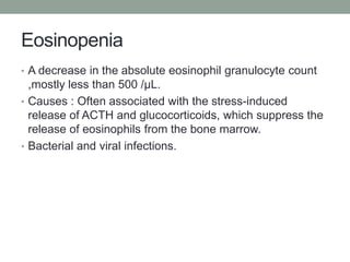 Eosinophils and BASOPHILSkhadeejaimad.pptx | Blood Disorders | Diseases ...