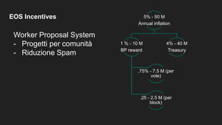 EOS Blockchain Overview - Nicola Attico | PPTX