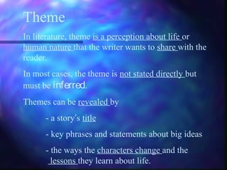 Elements of a Short Story pwr pt | PPT