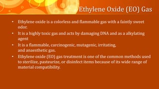 Eo sterilization an overview | PPTX