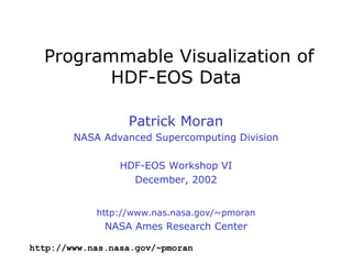 Programmable Visualization of HDF-EOS Data | PDF