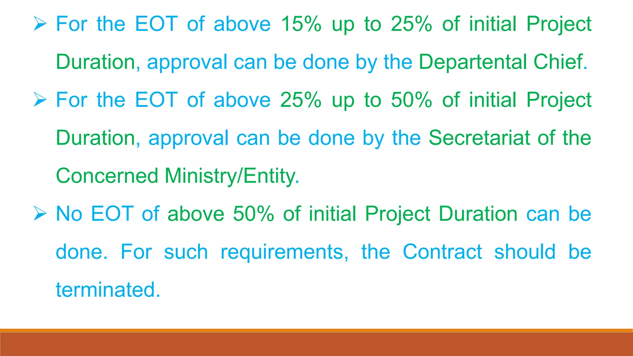 Extension of Time (EoT) in Construction Project presentation | PDF ...
