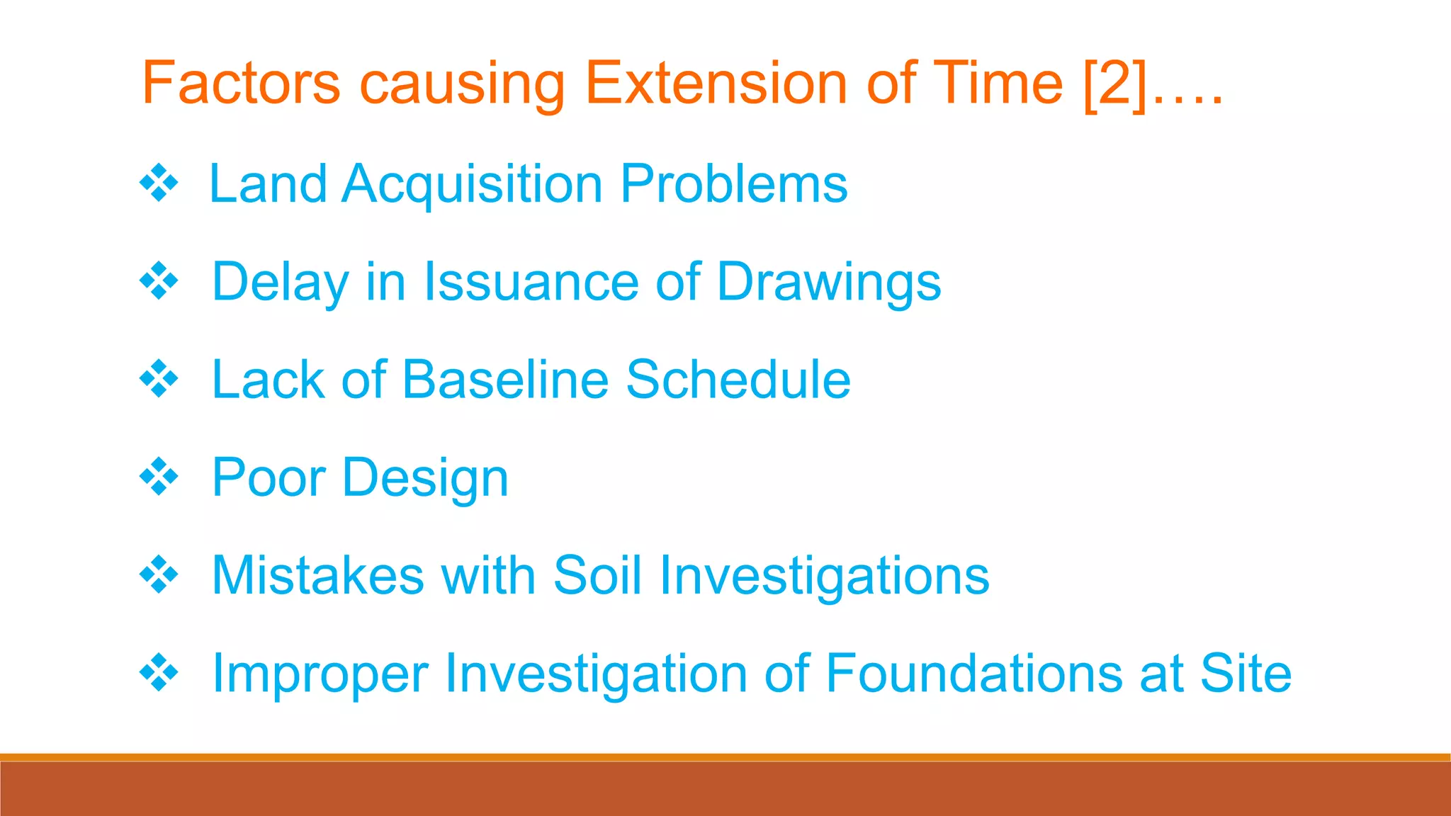Extension of Time (EoT) in Construction Project presentation | PDF