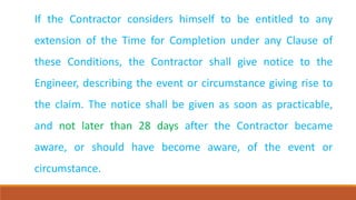 Extension of Time (EoT) in Construction Project presentation | PDF