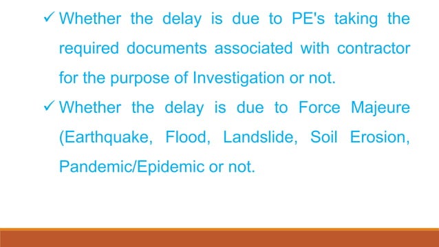 Extension of Time (EoT) in Construction Project presentation | PDF ...