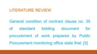 Extension of Time (EoT) in Construction Project presentation | PDF