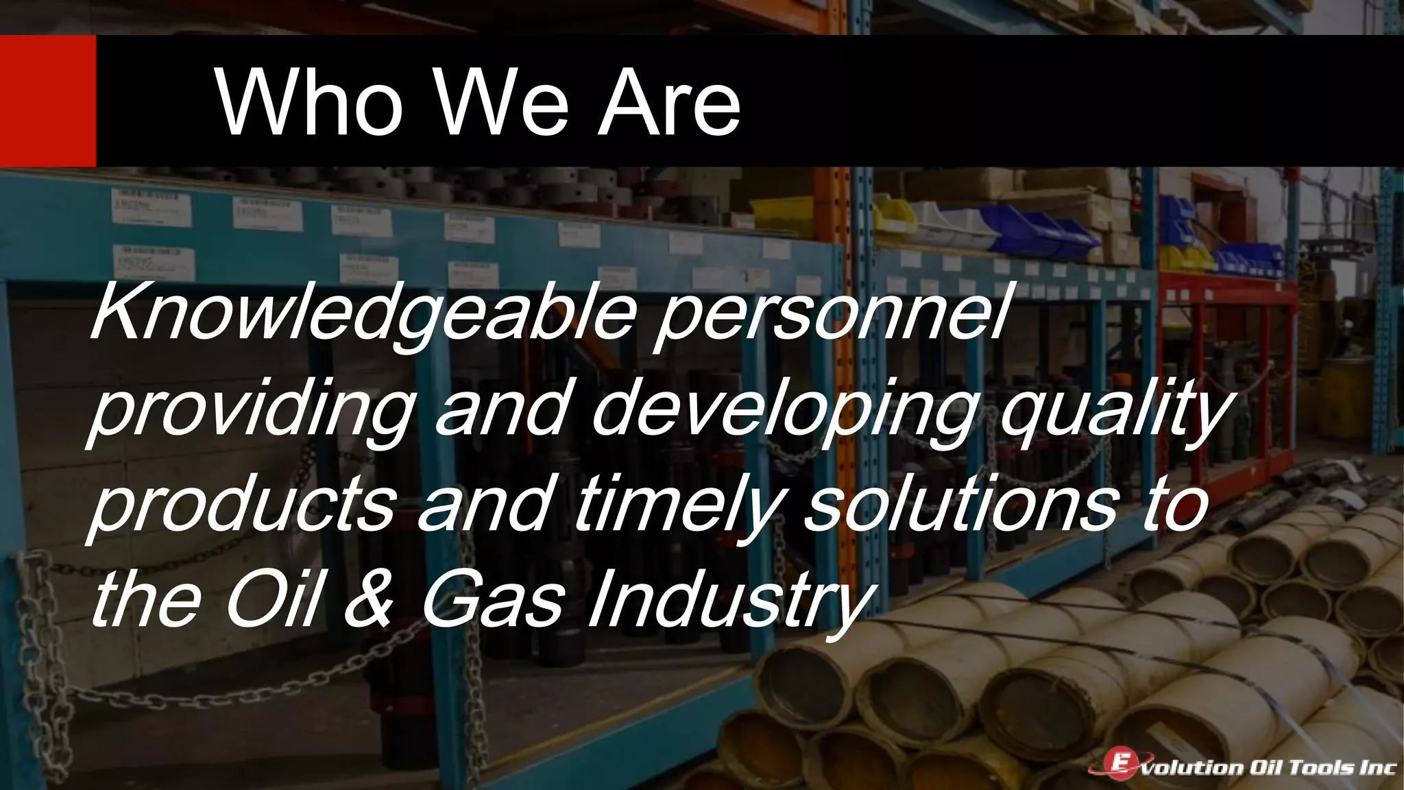 Artificial Lift Products from Evolution Oil Tools | PPT